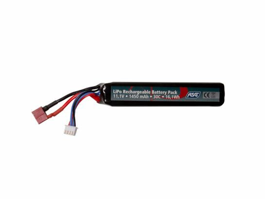 ASG 11.1V 1450 mAh 30C LiPo T-Plug Battery — Extreme Airsoft RI