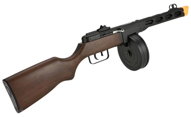 6mmProShop PPSh-41 EBB Submachine Gun w/ Drum & Stick Magazines ...
