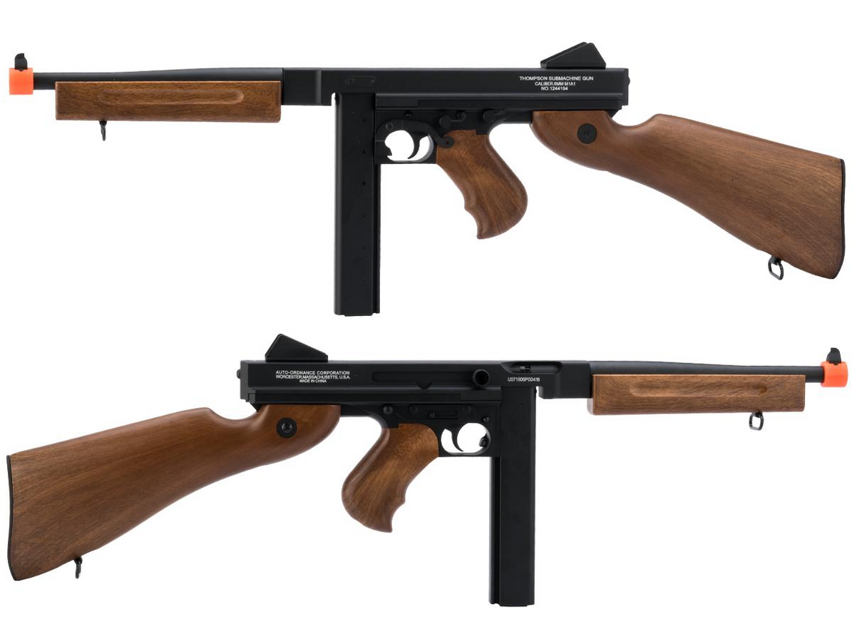 Cybergun Auto Ordnance Licensed Thompson M1A1 Rifle w/ Metal Receiver ...