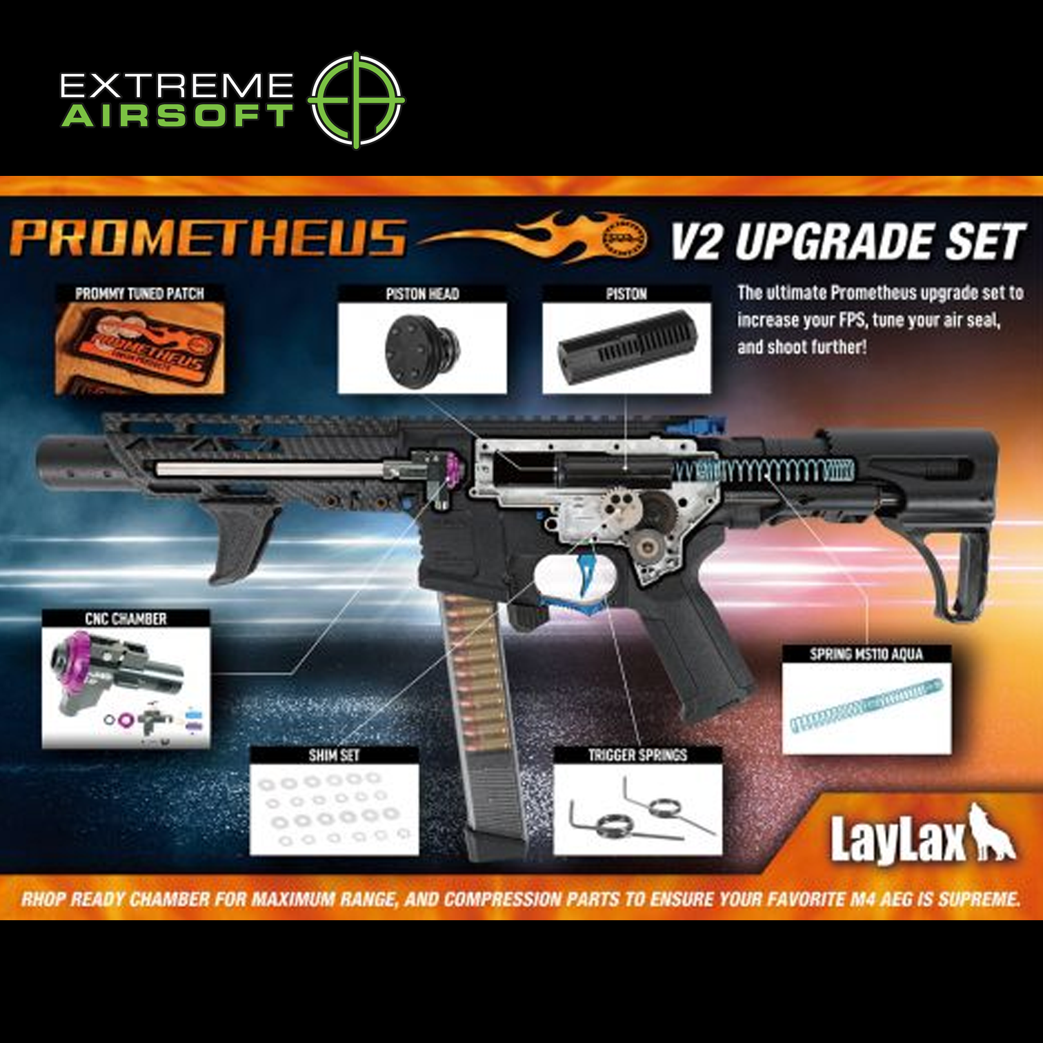 Laylax Prometheus V2 Upgrade Set – Extreme Airsoft RI