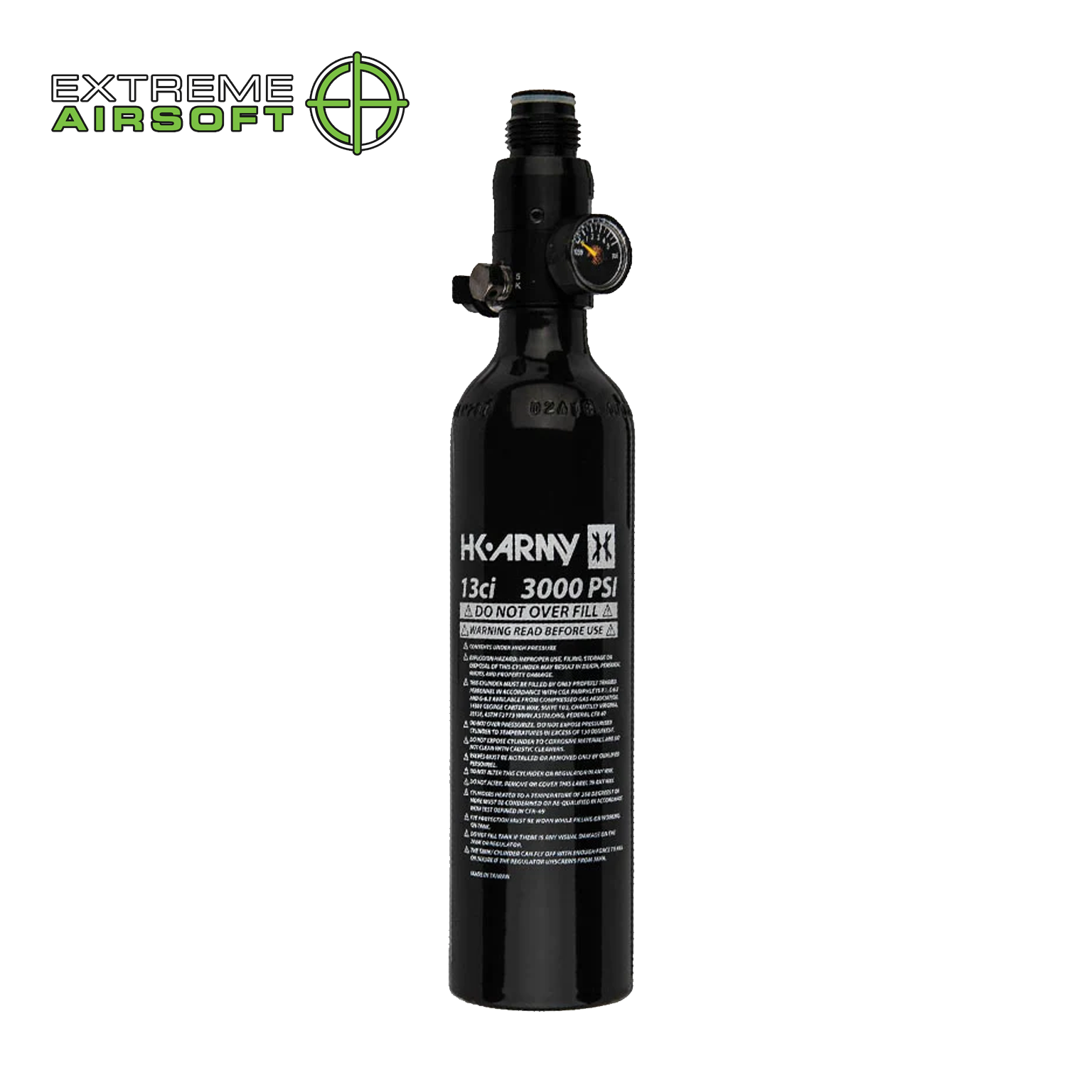 HK Army 13CI / 3000PSI ALUMINUM COMPRESSED AIR TANK - Black – Extreme ...