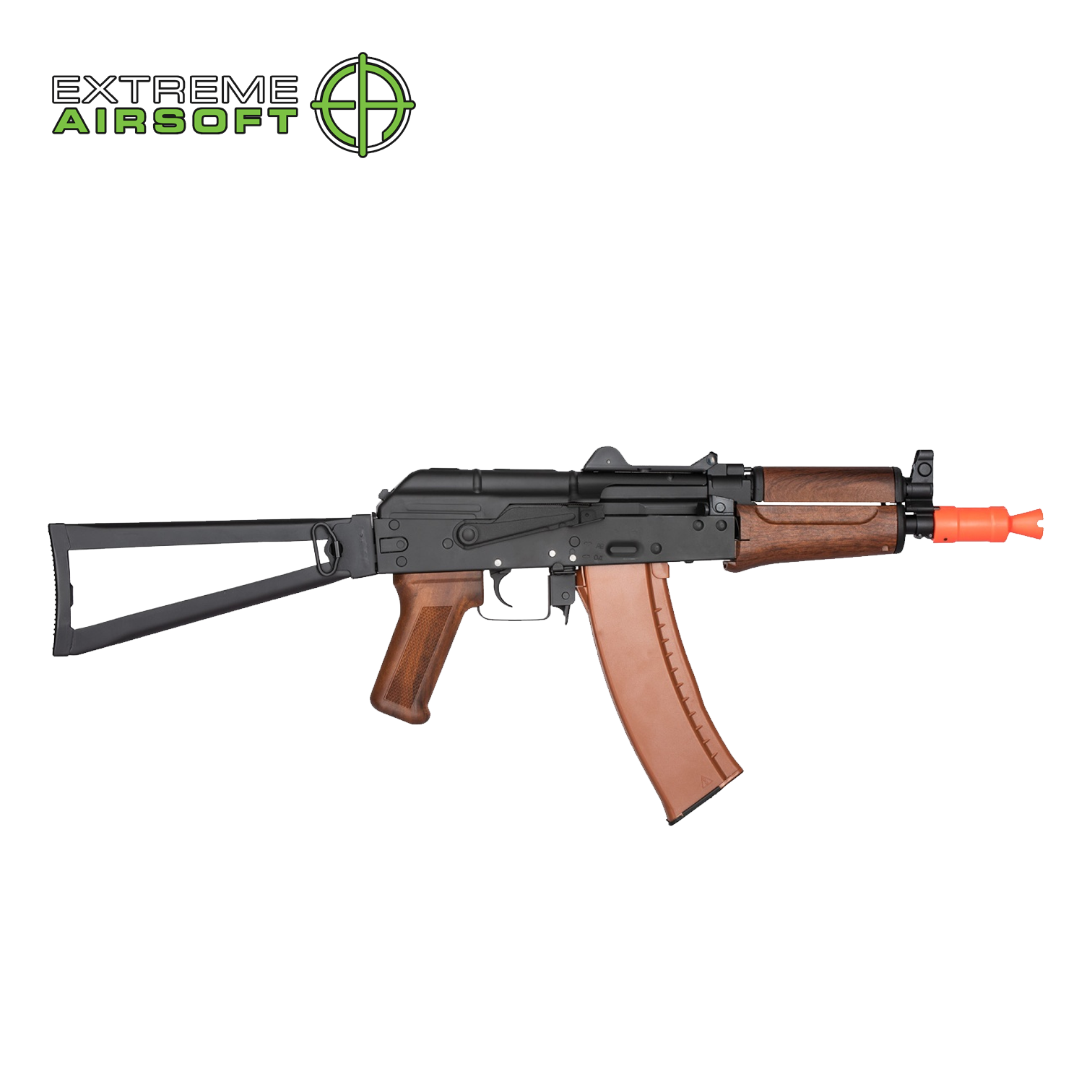 Double Bell AK74U AEG w/ Folding Triangle Stock – Extreme Airsoft RI
