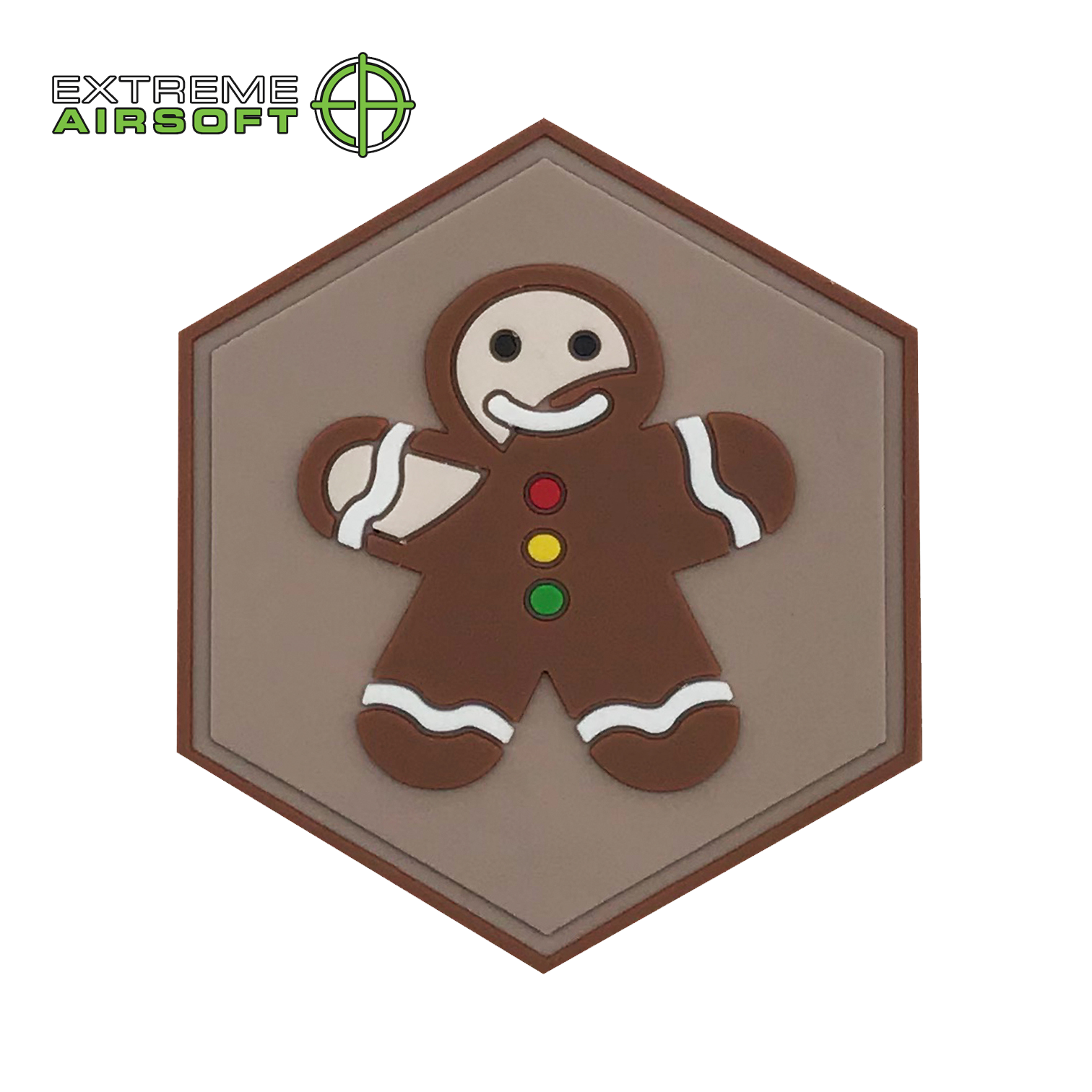 Gingerbread Man PVC Patch – Extreme Airsoft RI