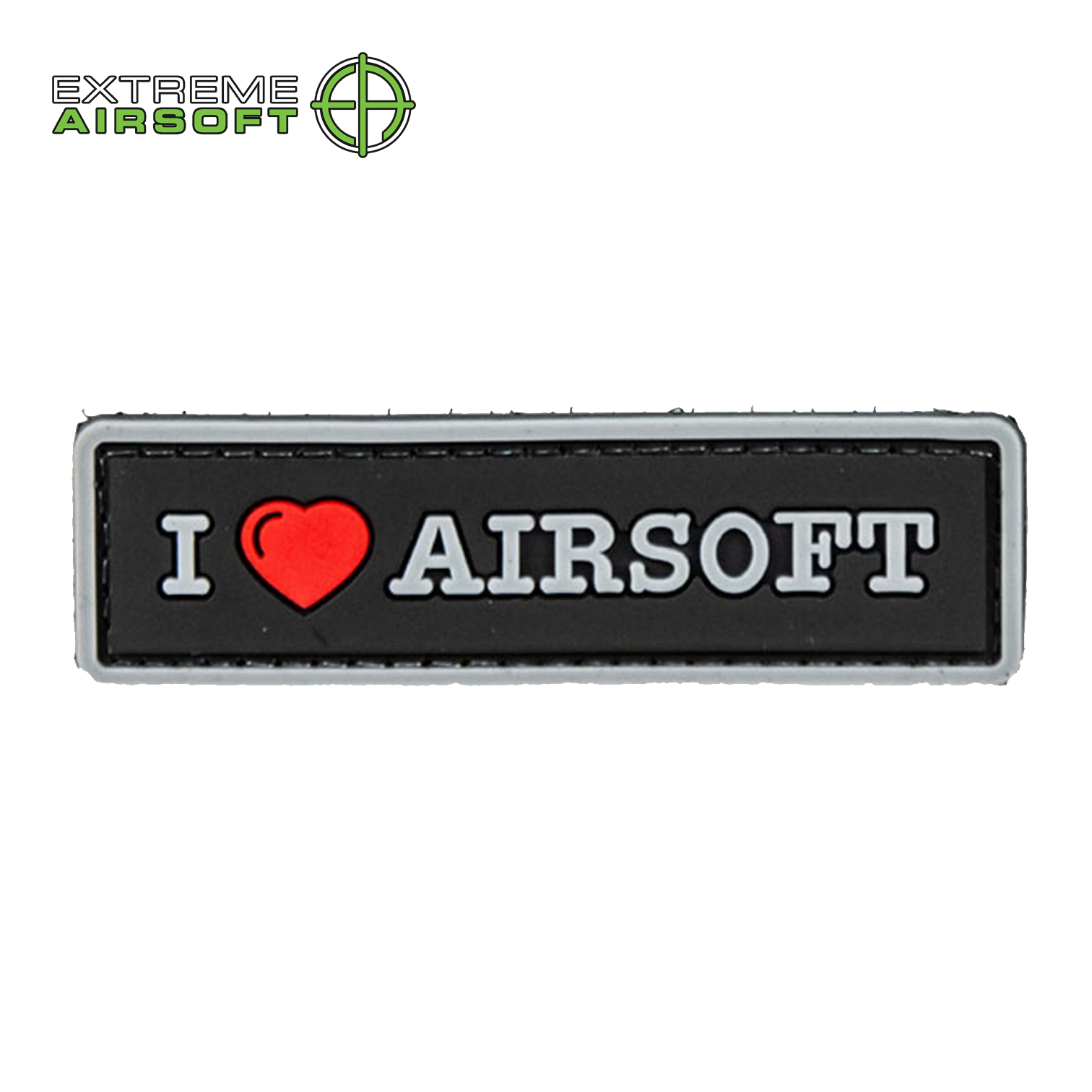 I Love Airsoft PVC Patch – Extreme Airsoft RI