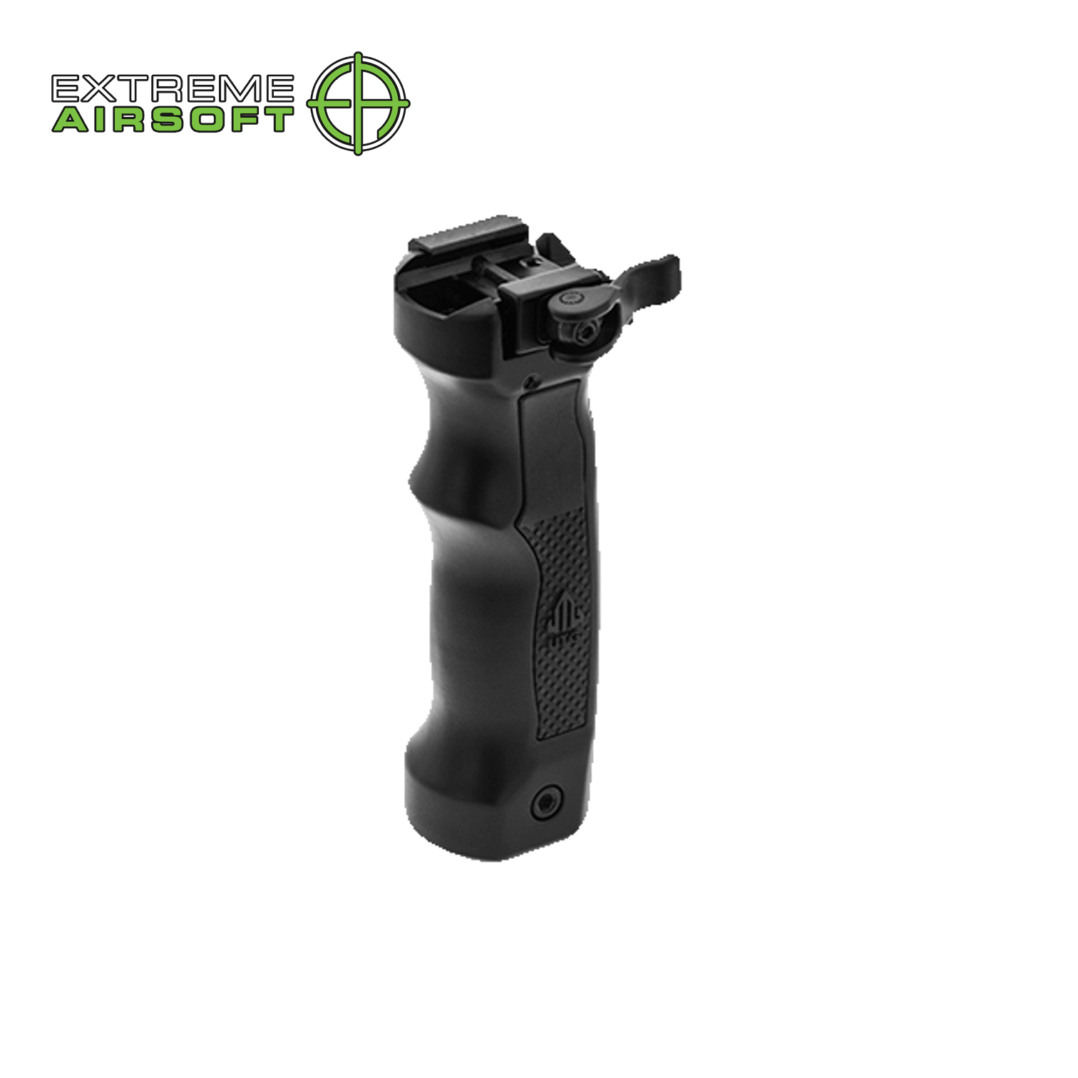 UTG D Grip with Ambi. Quick Release Deployable Bipod – Extreme Airsoft RI