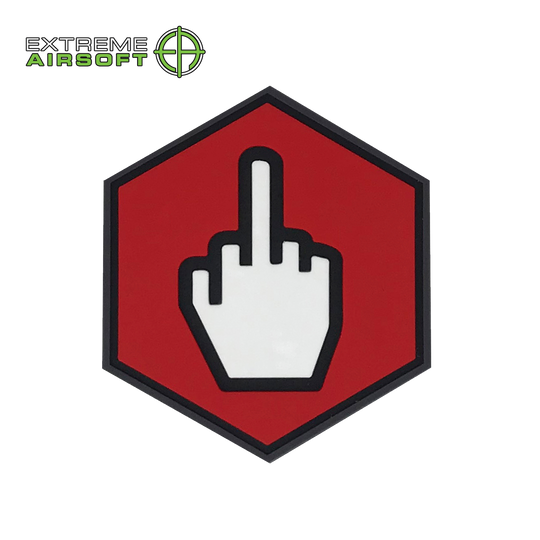 Middle Finger PVC Patch – Extreme Airsoft RI