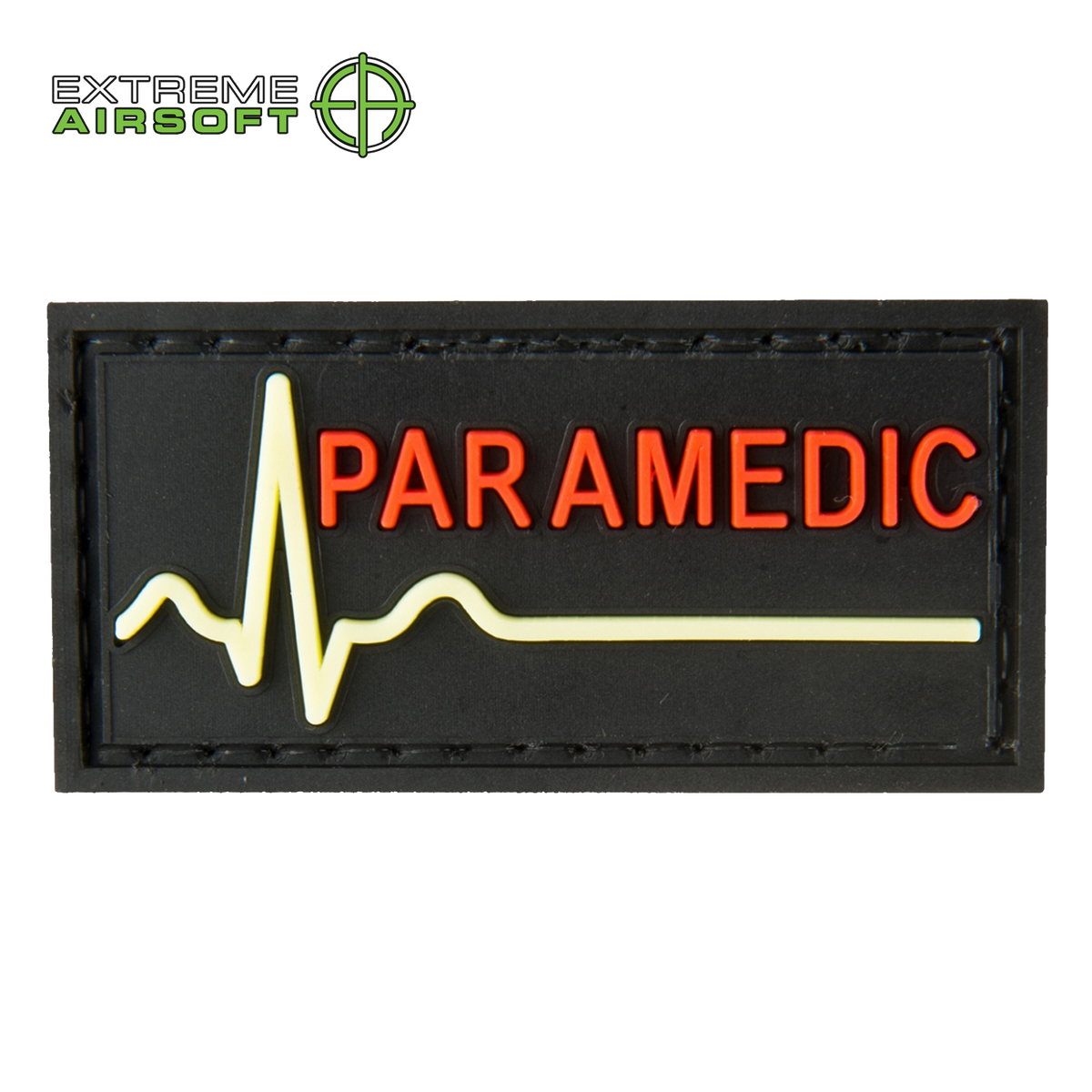 Paramedic Glow In The Dark PVC Patch — Extreme Airsoft RI