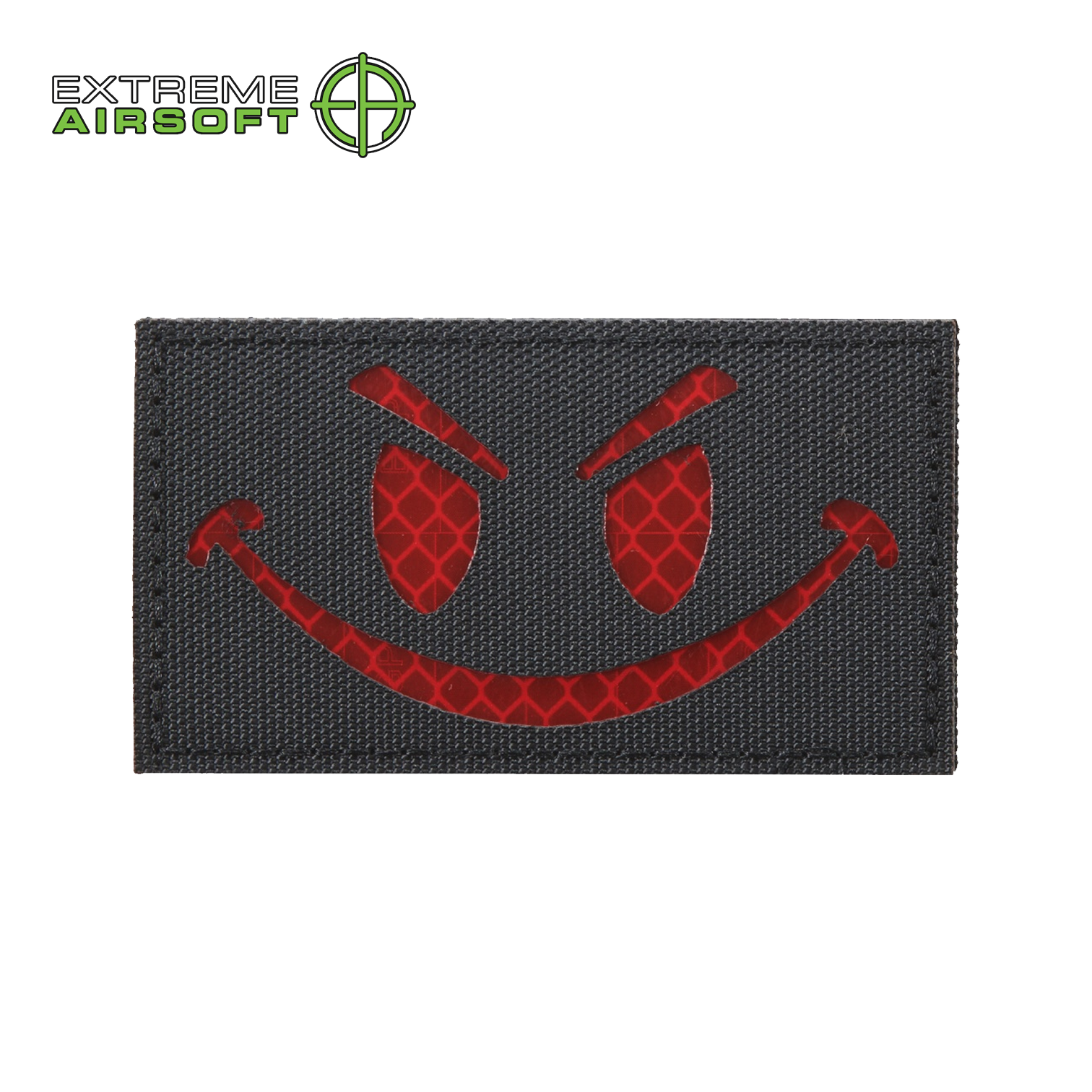 Reflective Evil Smiley Patch – Extreme Airsoft RI