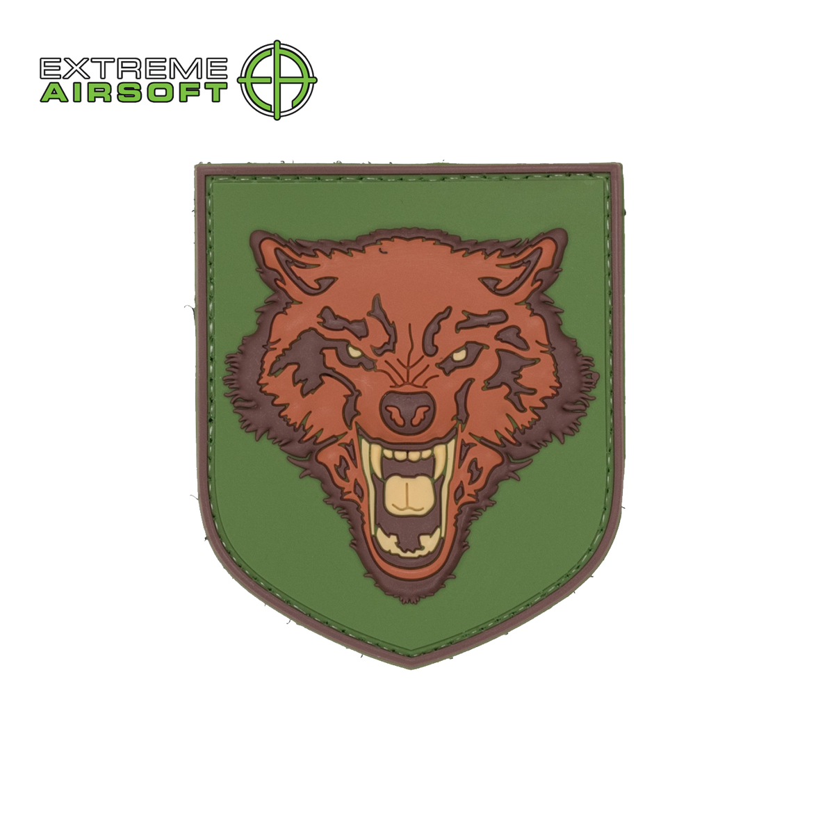 3D Wolf PVC Patch — Extreme Airsoft RI