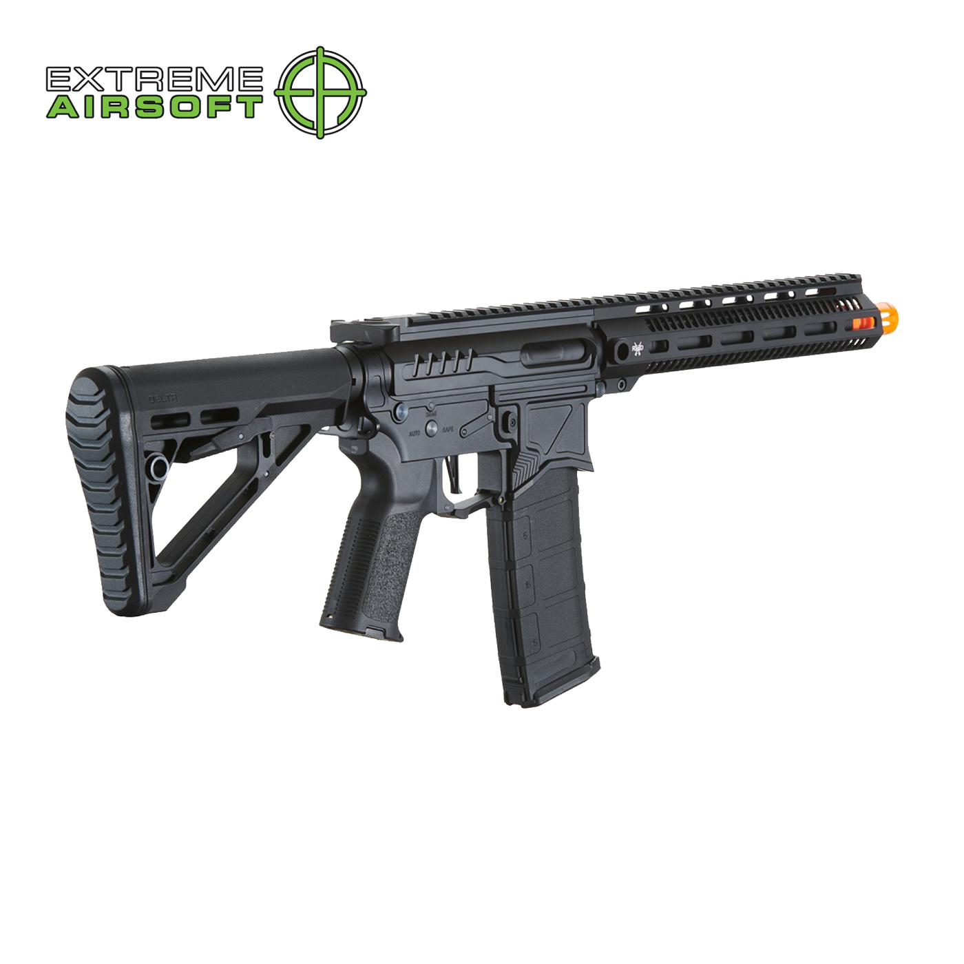 Zion Arms R15 Mod 0 Long Rail Airsoft Rifle with Delta Stock — Extreme ...