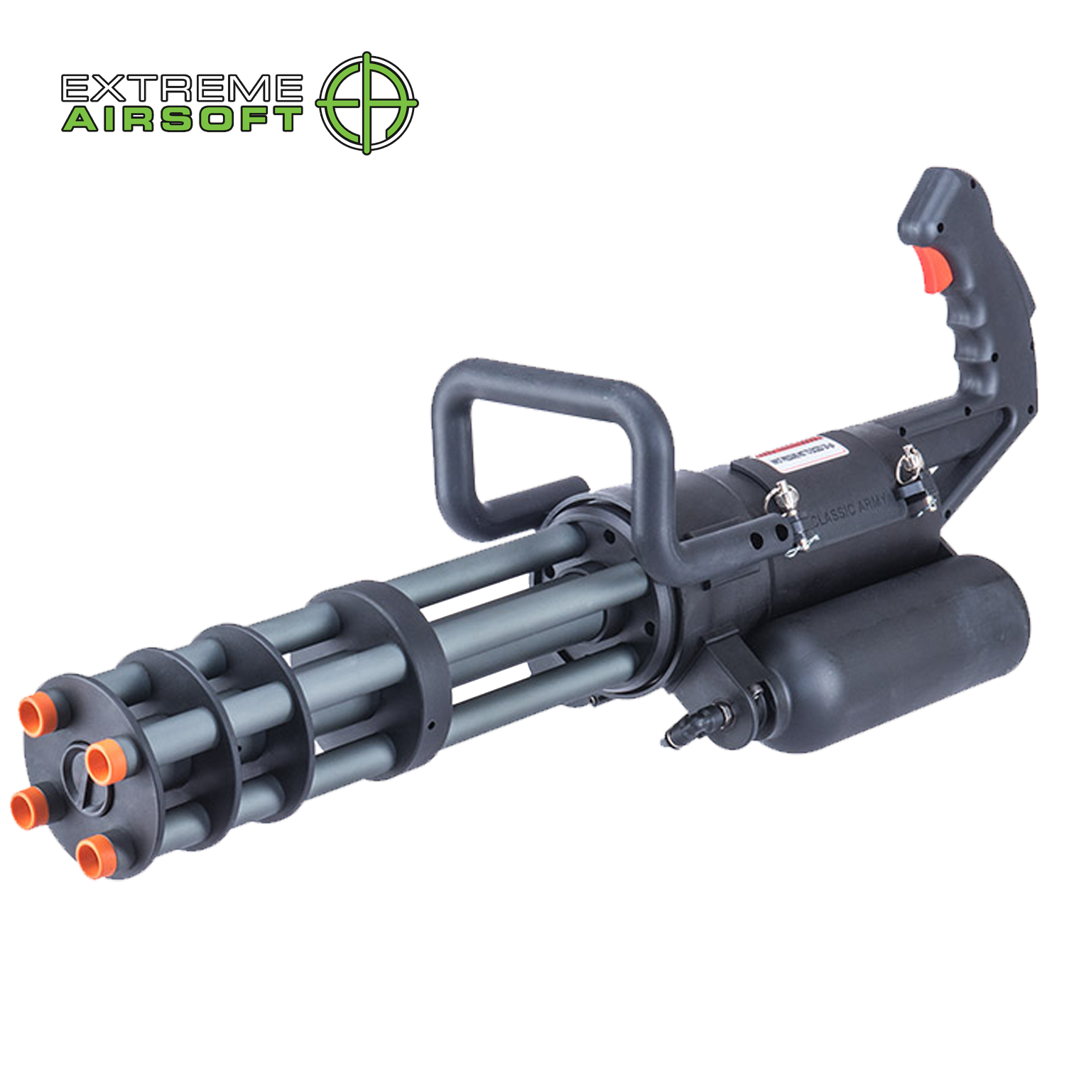 CLASSIC ARMY M132 MICROGUN GREEN GAS / HPA POWERED AIRSOFT GUN ...