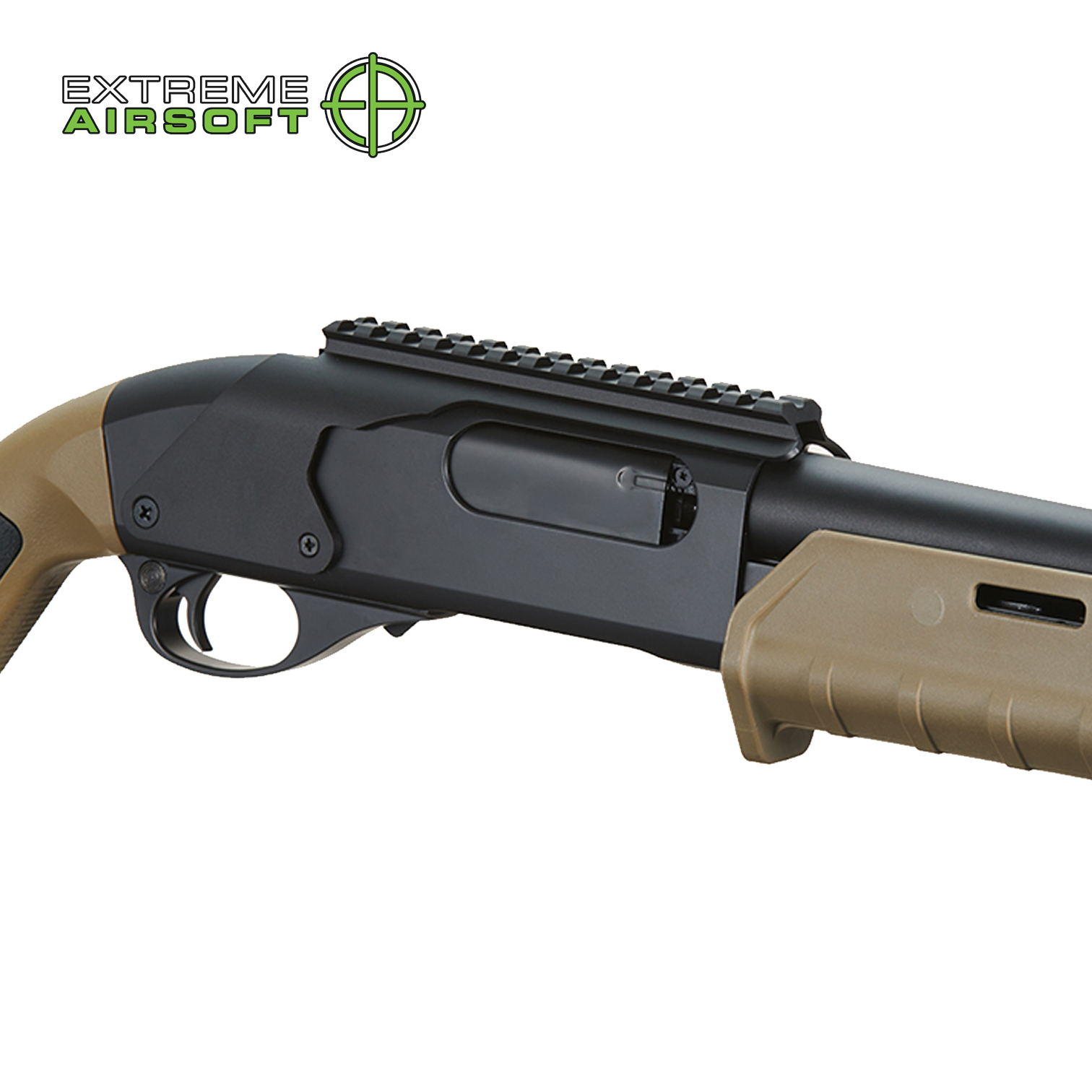 Golden Eagle Airsoft M870 MP M-LOK Style 3/6-Shot Pump Action Gas Shot ...